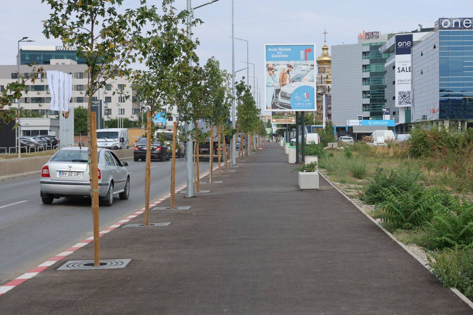 Infrastructură pietonală pe bd. Pipera-Tunari - Metropola TV