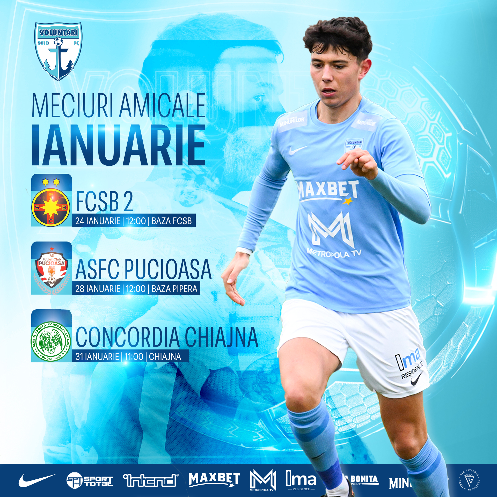 Trei meciuri amicale pentru FC Voluntari la finele acestei luni ...