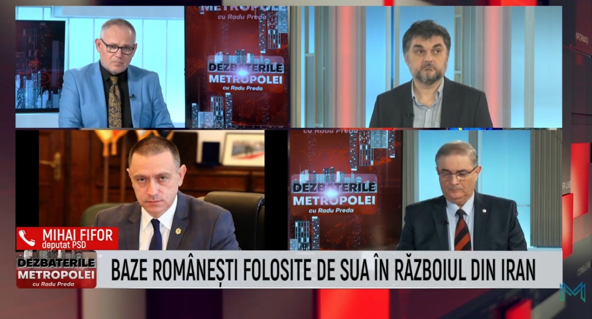 Silviu Predoiu la „Dezbaterile Metropolei”: Stars & Stripes a scris că ...